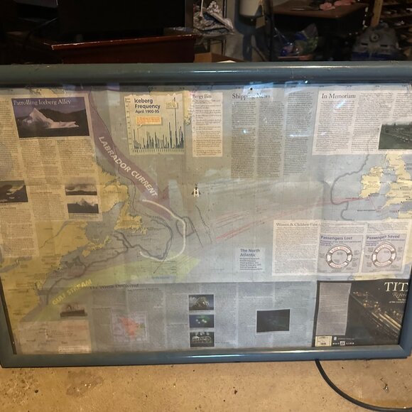Art | Titantic Map | Poshmark
